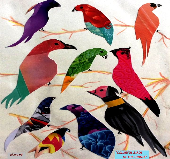 COLORFUL BIRDS OF THE JUNGLE - PSG-art - Drawings & Illustration ...
