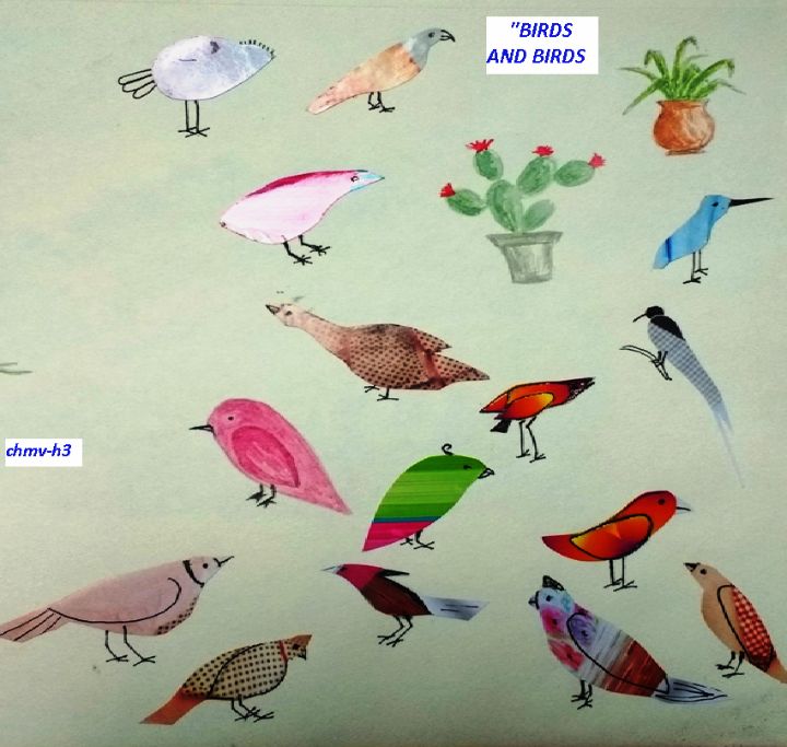 BIRDS AND BIRDS - PSG-art - Drawings & Illustration, Animals, Birds ...
