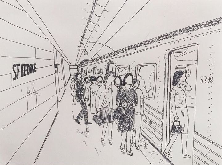 Rush hour - Blank Lines - Drawings & Illustration, Places & Travel ...