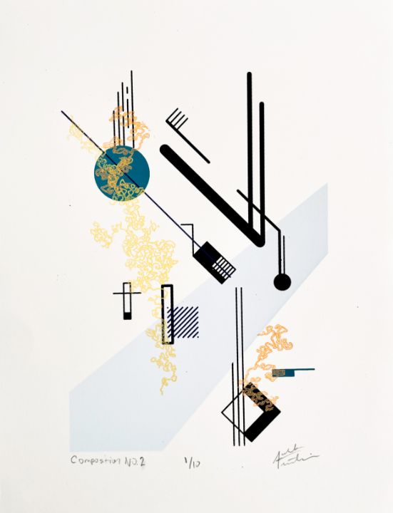 Composition No. 2 - Aalok Trivedi Art - Paintings & Prints, Abstract ...