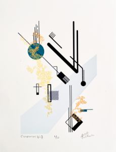 Composition No. 1 - Aalok Trivedi Art - Paintings & Prints, Abstract ...