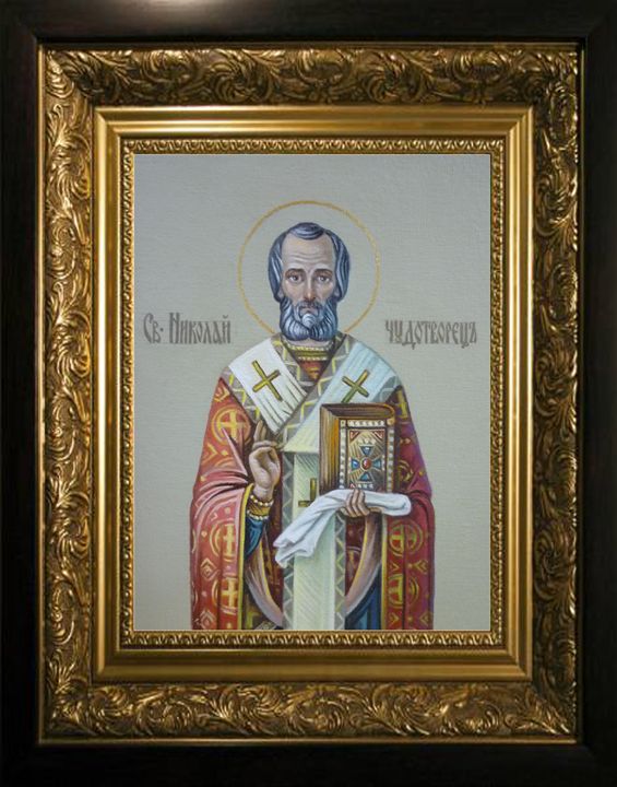 Icon "St. Nicholas the Wonderworker" - Online art gallery. Ukraine ...