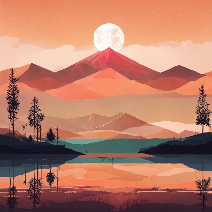MOUNTAIN WALL ART - VISION ART - Paintings & Prints, Landscapes ...