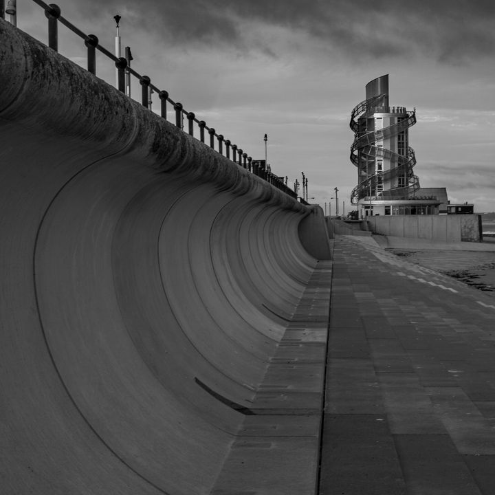 Vertical pier at Redcar, North Yorks - Burntmoon - Photography ...