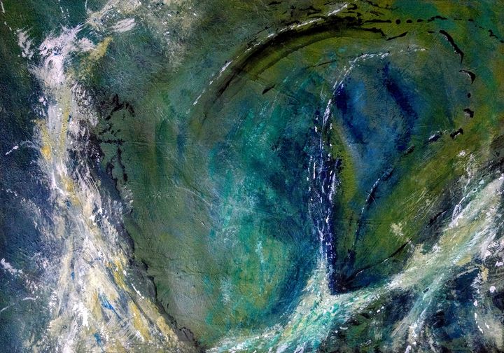 Rough Waters - Tim Lippert - Paintings & Prints, Abstract, Movement ...