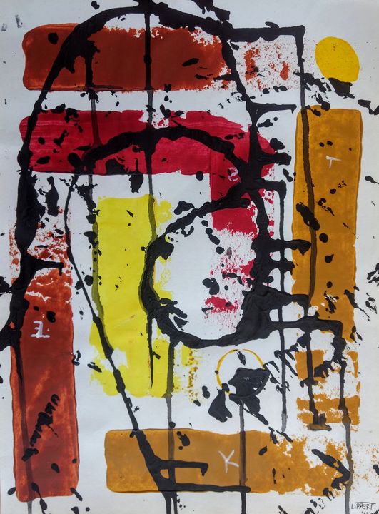 The Critic - Tim Lippert - Paintings & Prints, Abstract, Movement - ArtPal