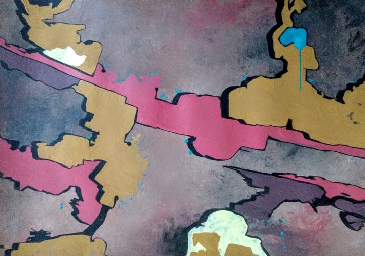 Outbreak - Tim Lippert - Paintings & Prints, Abstract, Other Abstract ...