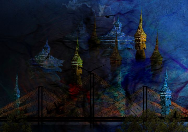 DA Fractal Sunset AI2. - OmarHernandez - Drawings & Illustration ...