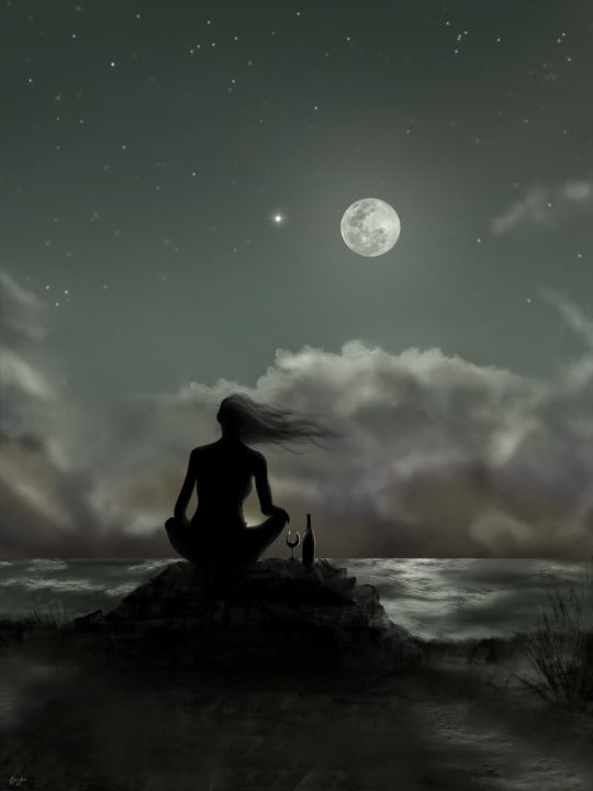 Contemplation - ECL Art - Digital Art, Landscapes & Nature, Beach ...