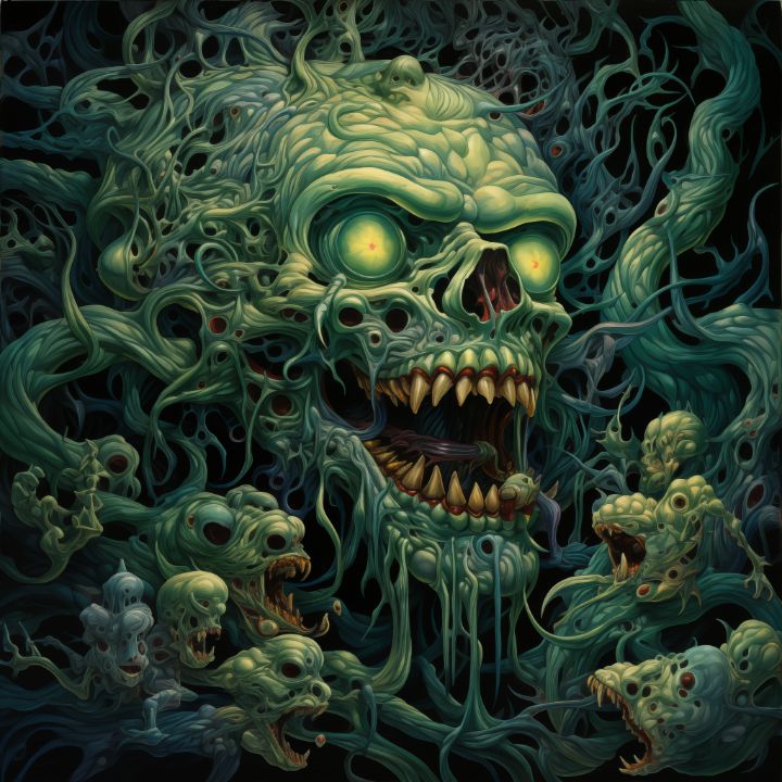 Radioactive Demonic Evil Fantasy Art - Art Print Gallery - Digital Art ...