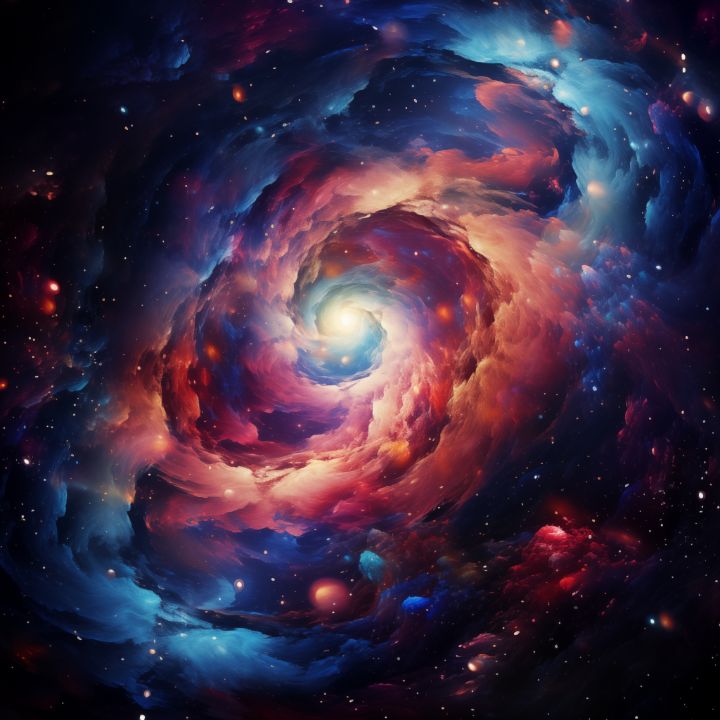 Endless Galaxy Space Print - Art Print Gallery - Digital Art & AI ...