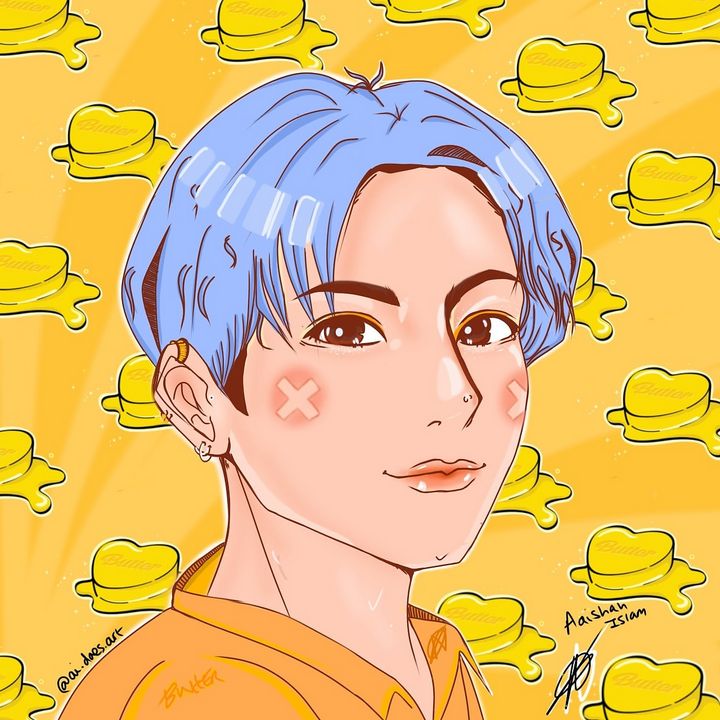 Jungkook butter digital design - ai.does.art - Digital Art & AI, People ...