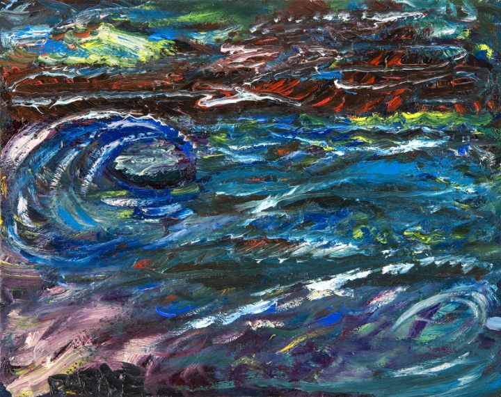 Tsunami Eruption - Lee - Paintings & Prints, Landscapes & Nature ...