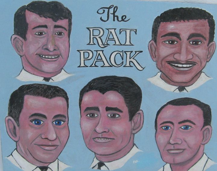 the rat pack - arteesto - Paintings & Prints, Entertainment, Music, Pop ...