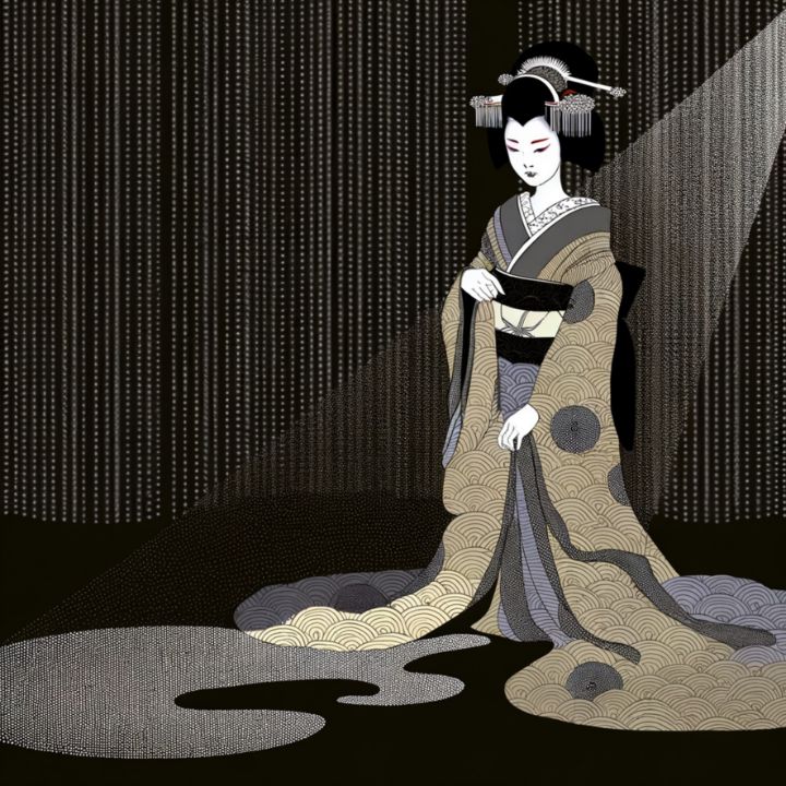 Geisha 17 - Peter Haeder Art - Digital Art & AI, Ethnic, Cultural ...
