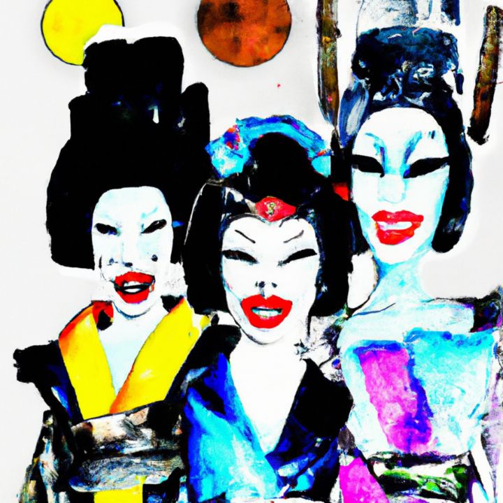 Geisha - III - 3 - Peter Haeder Art - Digital Art & AI, Ethnic ...