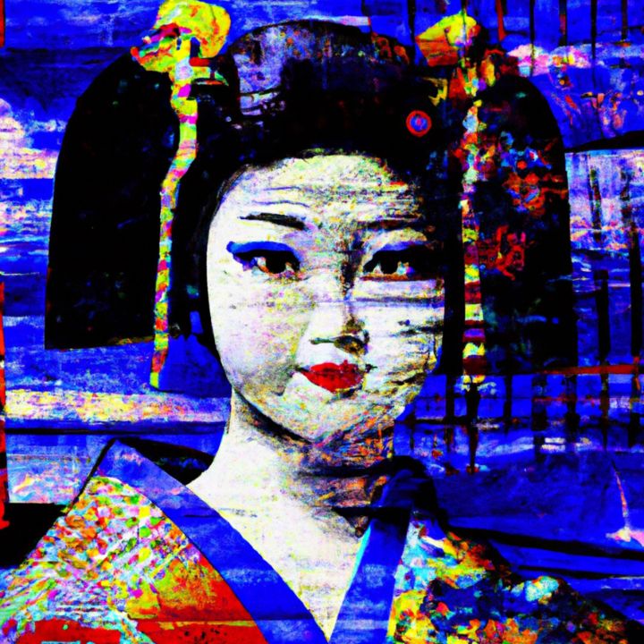 Geisha - III - 4 - Peter Haeder Art - Digital Art & AI, Ethnic ...