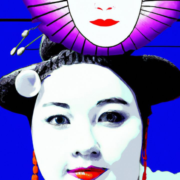 Geisha - III - 5 - Peter Haeder Art - Digital Art & AI, Ethnic ...