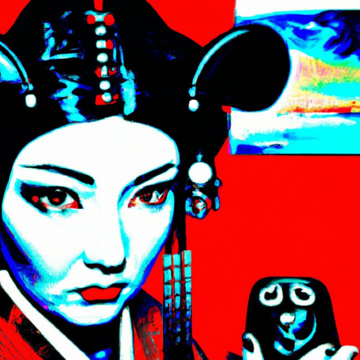 Geisha - III - 7 - Peter Haeder Art - Digital Art & AI, Ethnic ...