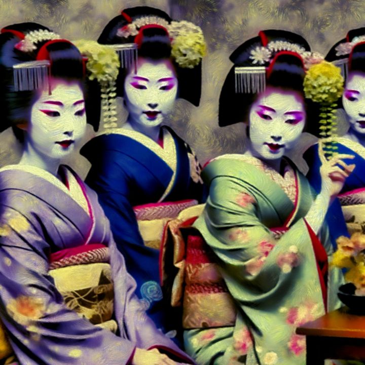 Geisha Collection IV – G2 - Peter Haeder Art - Digital Art & AI, Ethnic ...