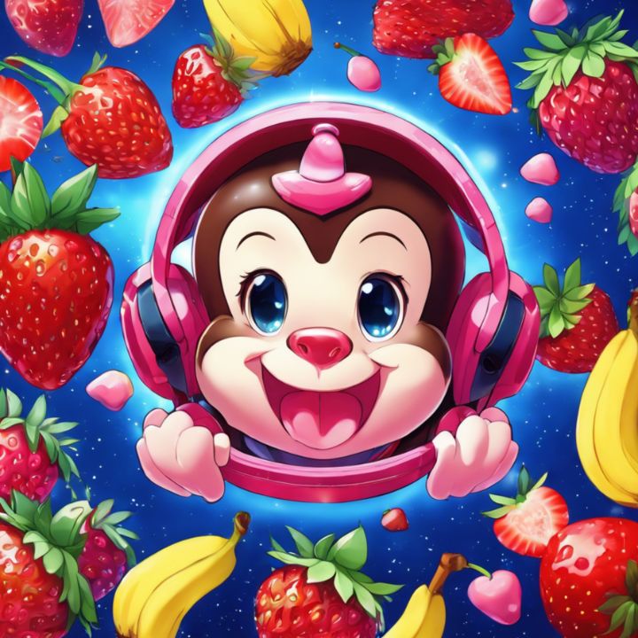 Cute Space Monkey 14 - Peter Haeder Art - Digital Art & AI, Animals ...