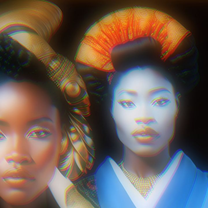 Geisha Collection V – 10 - Peter Haeder Art - Digital Art & AI, Ethnic, Cultural, & Tribal ...