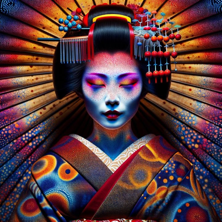 Peter Haeder Geisha Series - G 8 - Peter Haeder Art - Digital Art & AI, Ethnic, Cultural ...