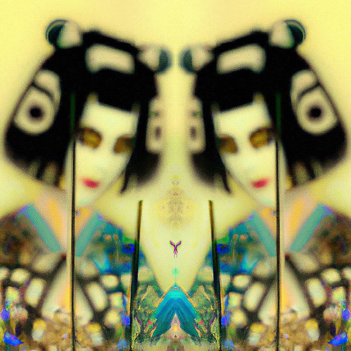 Geisha Collection VI – 11 - Peter Haeder Art - Digital Art & AI, Ethnic ...