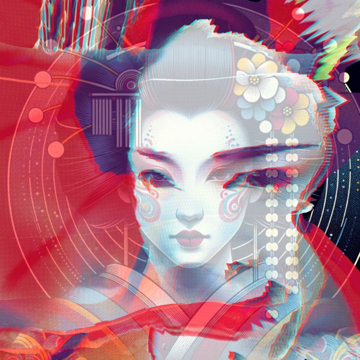 Geisha Collection VI – 16 - Peter Haeder Art - Digital Art & AI ...