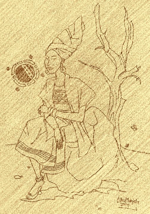 Art Of Awe - Libo Mahlati - Drawings & Illustration, Paintings & Prints