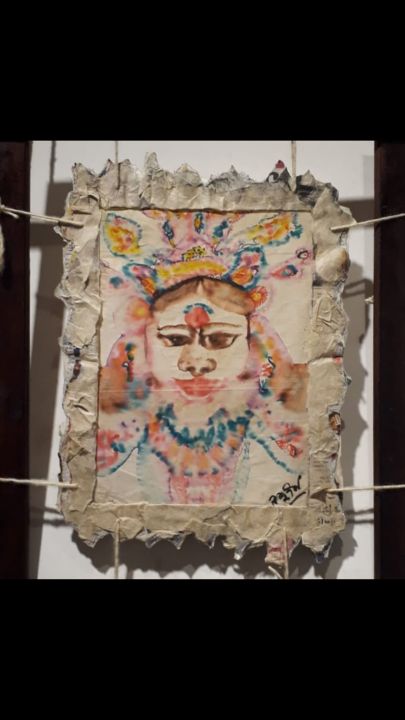 Power of God - Rathin Basu - Paintings & Prints, Religion, Philosophy ...