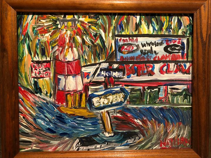 The Lobster Claw, Maine - Nathan Purrington Artwork - Paintings ...