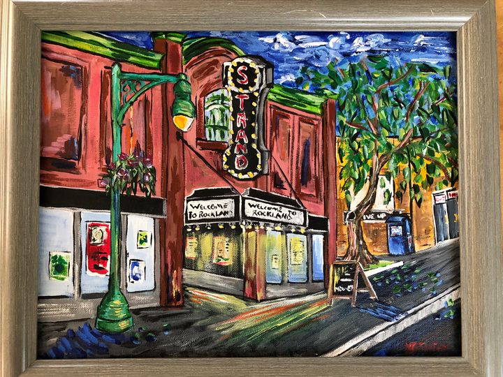 “The Strand, Rockland, ME” - Nathan Purrington Artwork - Paintings ...