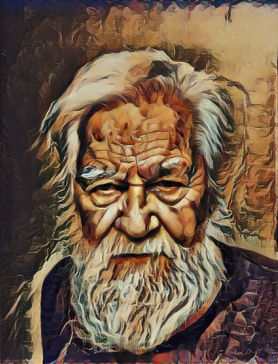 Aged Philosopher - Ageless Artistry - Digital Art & AI, People ...