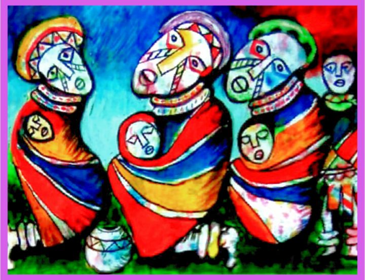 THULA MAMA - THULA SANA - OUR SHUGA -PLUM CAFE'... - Paintings & Prints ...