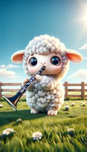 Clarinet U - Digital Art & AI