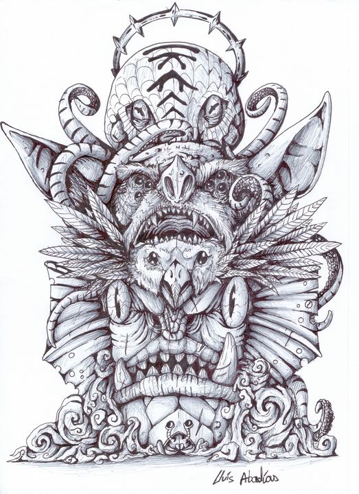 Totem - Laser Lluis - Digital Art & AI, Fantasy & Mythology, Magical ...