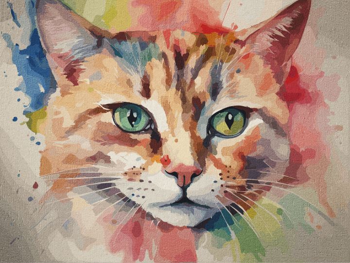 Colorful Watercolor Paintings Of Animals
