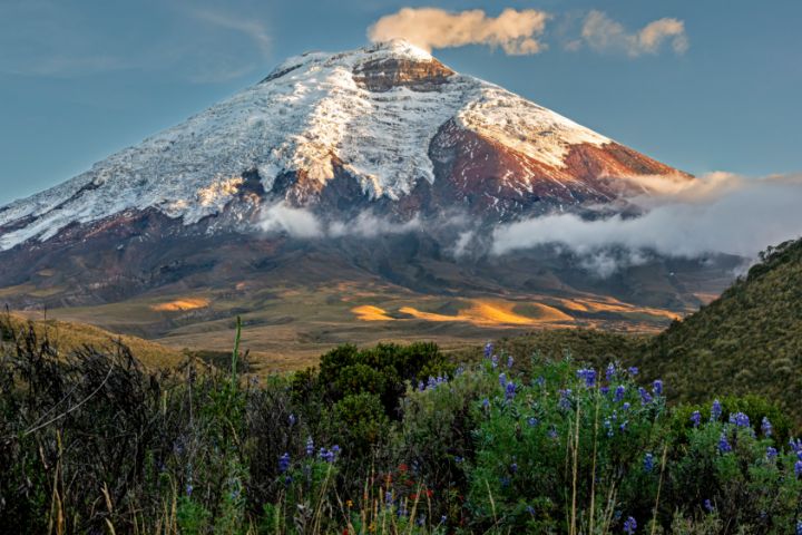 Sundown on the Cotopaxi volcano - Henri Leduc - Photography, Landscapes ...