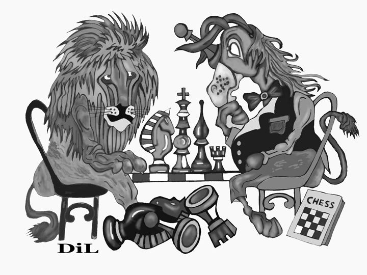 Chess players - Dilyan Dochev-DiL - Drawings & Illustration, Animals ...