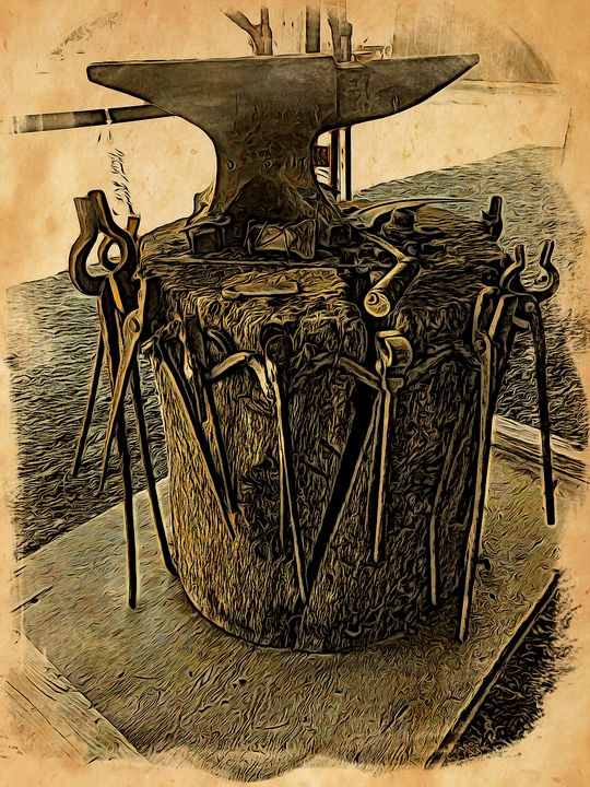 Anvil Art - Wright Works - Drawings & Illustration, Still Life, Other ...