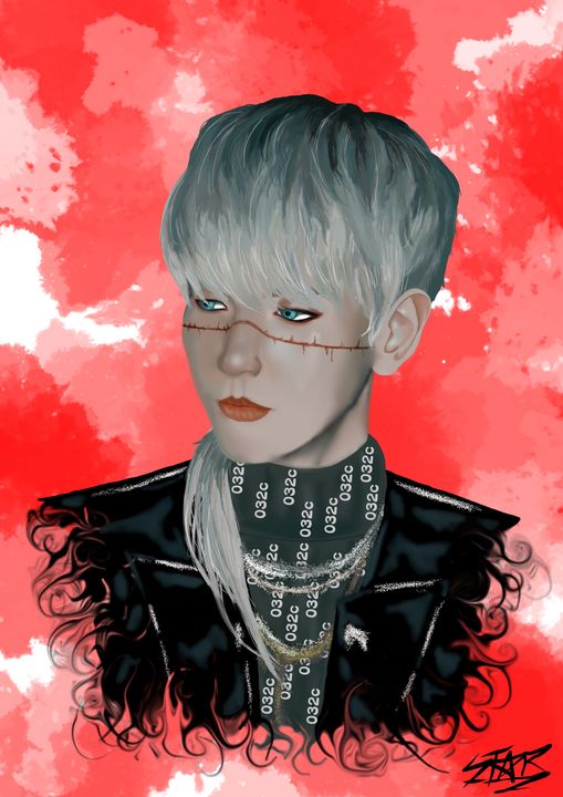 Byun BaekHyun Digital Art. - Star Draws - Digital Art & AI, People ...