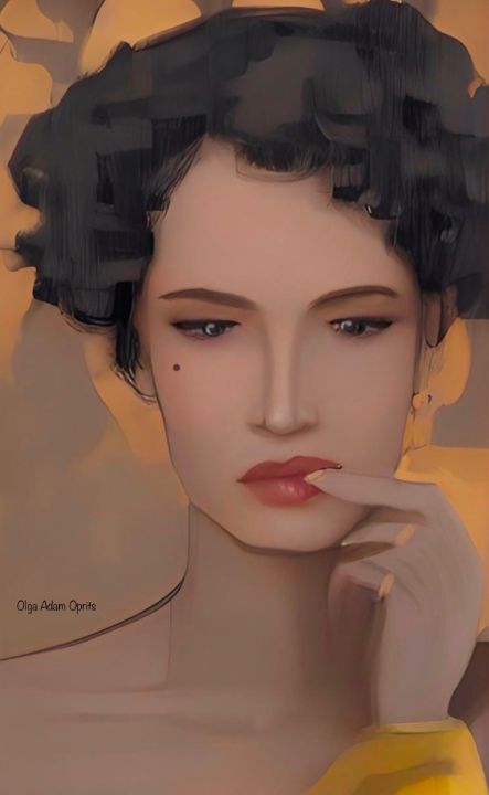 Allure - Olga Adam Art Gallery - Paintings & Prints, People & Figures ...