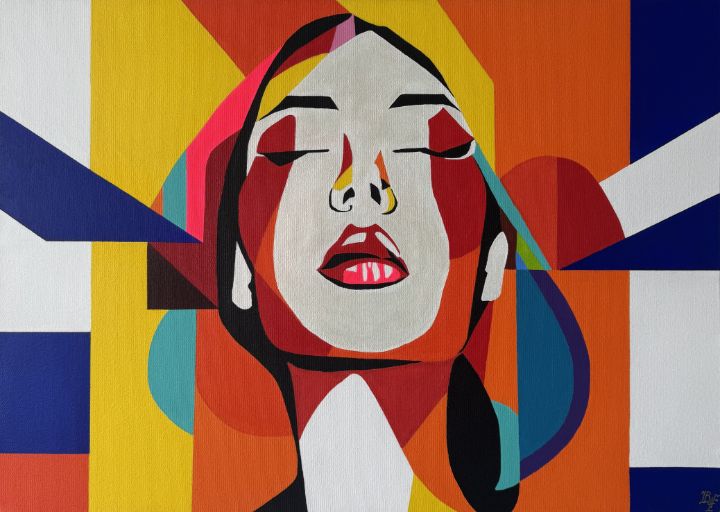 Sententia - Apollonas Soben - Paintings & Prints, People & Figures, Portraits, Female - ArtPal