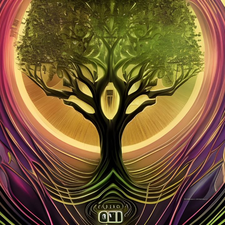 Soul Tree - Ink Fist Design - Drawings & Illustration, Flowers, Plants, & Trees, Trees & Shrubs ...