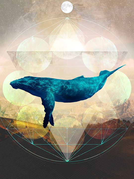 A Whale's Dream - Geometry In Nature - Digital Art & AI, Religion ...