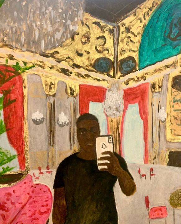Louvre self portrait - Toba Folorunsho - Paintings & Prints, People ...