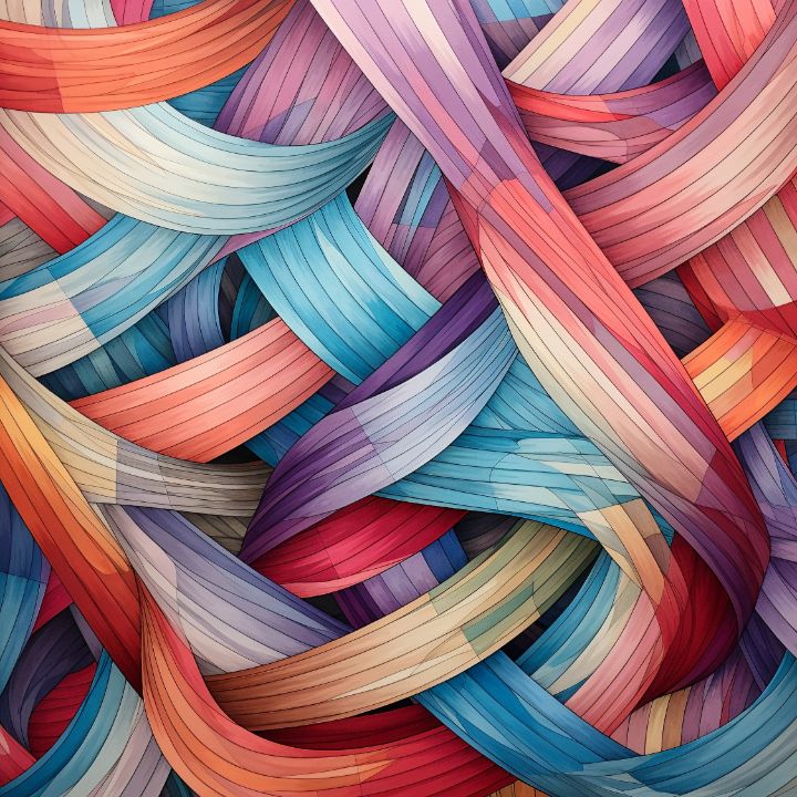 Woven Fabric of Life - Bob Rupp - Digital Art & AI, Abstract, Collage ...