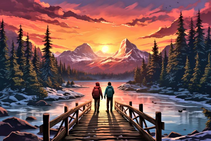 A Sunset to Remember - Bob Rupp - Digital Art & AI, Landscapes & Nature ...
