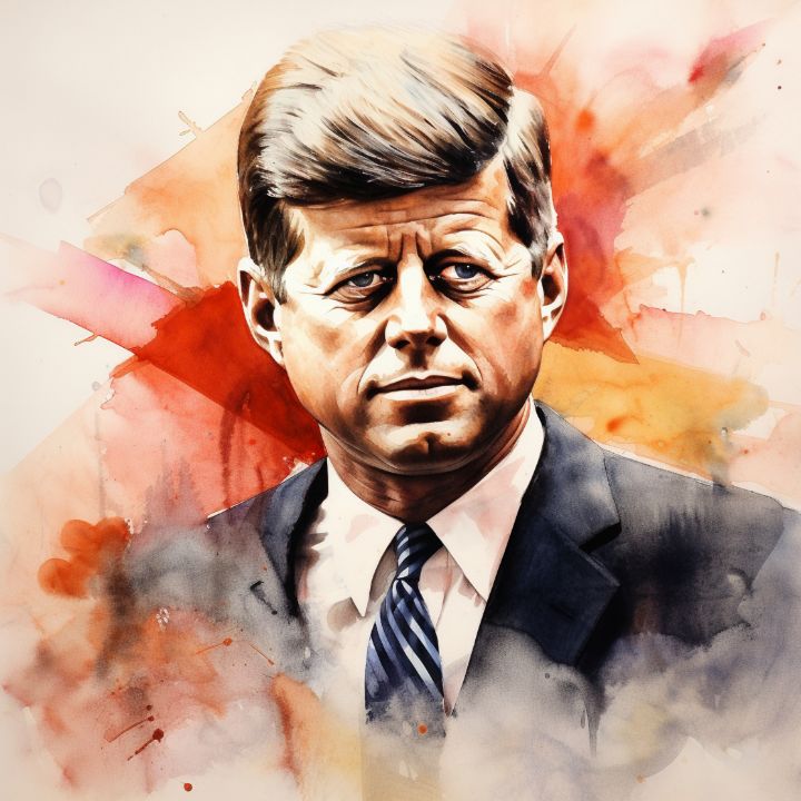 John F. Kennedy - Bob Rupp - Digital Art & AI, People & Figures, Past ...